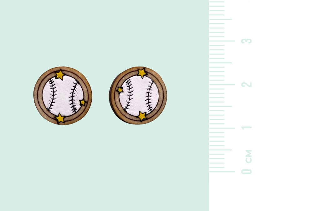 Baseball Studs | Double Tides